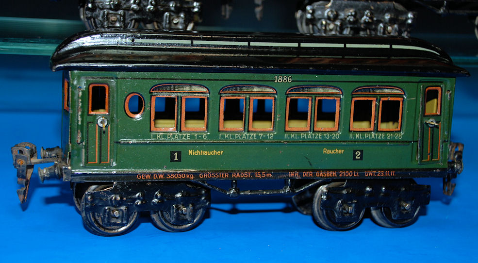 Märklin 3 x 4-A car no. 1886 P., 1886 Sch. & 1886, year of construction ...