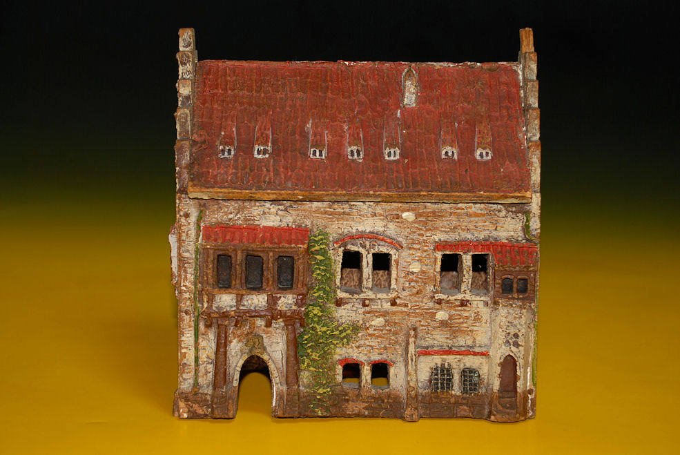 ELASTOLIN castle house made of mass & wood